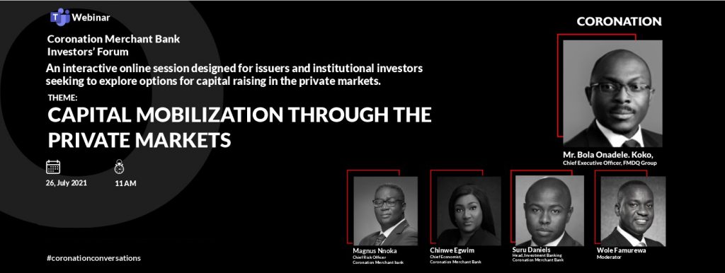 Register to attend our Interactive Session themed Capital mobilization ...